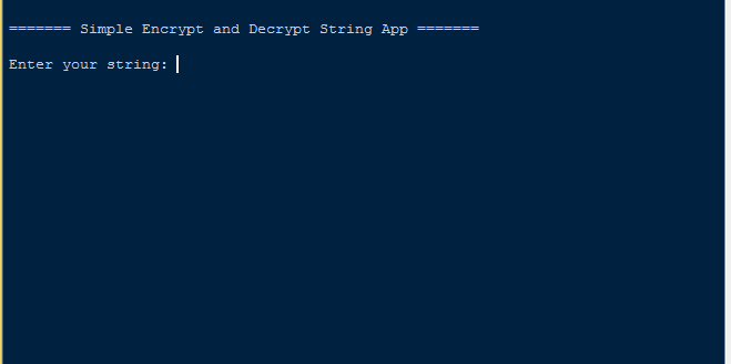 Simple Encrypt And Decrypt String App In Python Free Source Code Sourcecodester